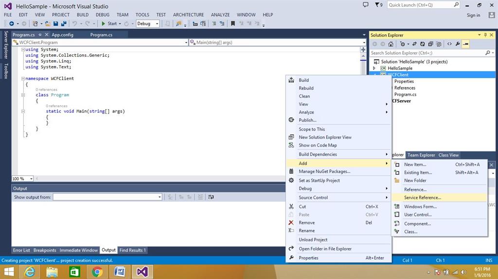 Introduction To Wcf And Host The Application With Multiple Endpoints In Self Hosting